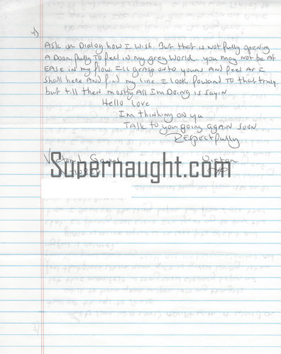 Victor Ganus Letter And Envelope Set Both Signed | Supernaught