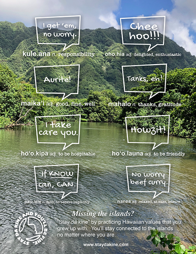 Hawaiian Values | Stay Da Kine