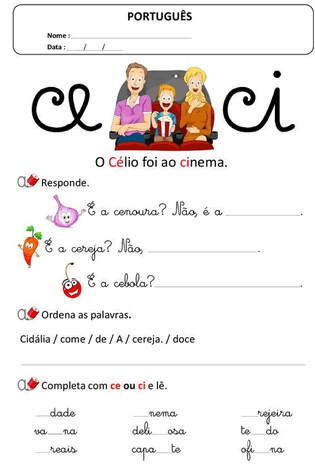 ce ci ça ço çu | milrecursos