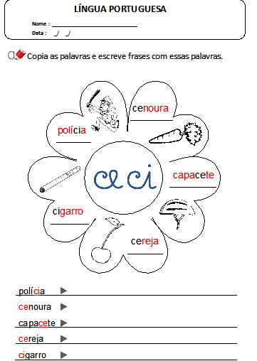 ce ci ça ço çu | milrecursos