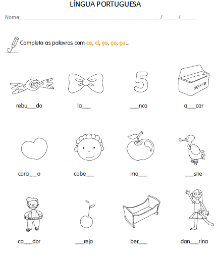 ce ci ça ço çu | milrecursos