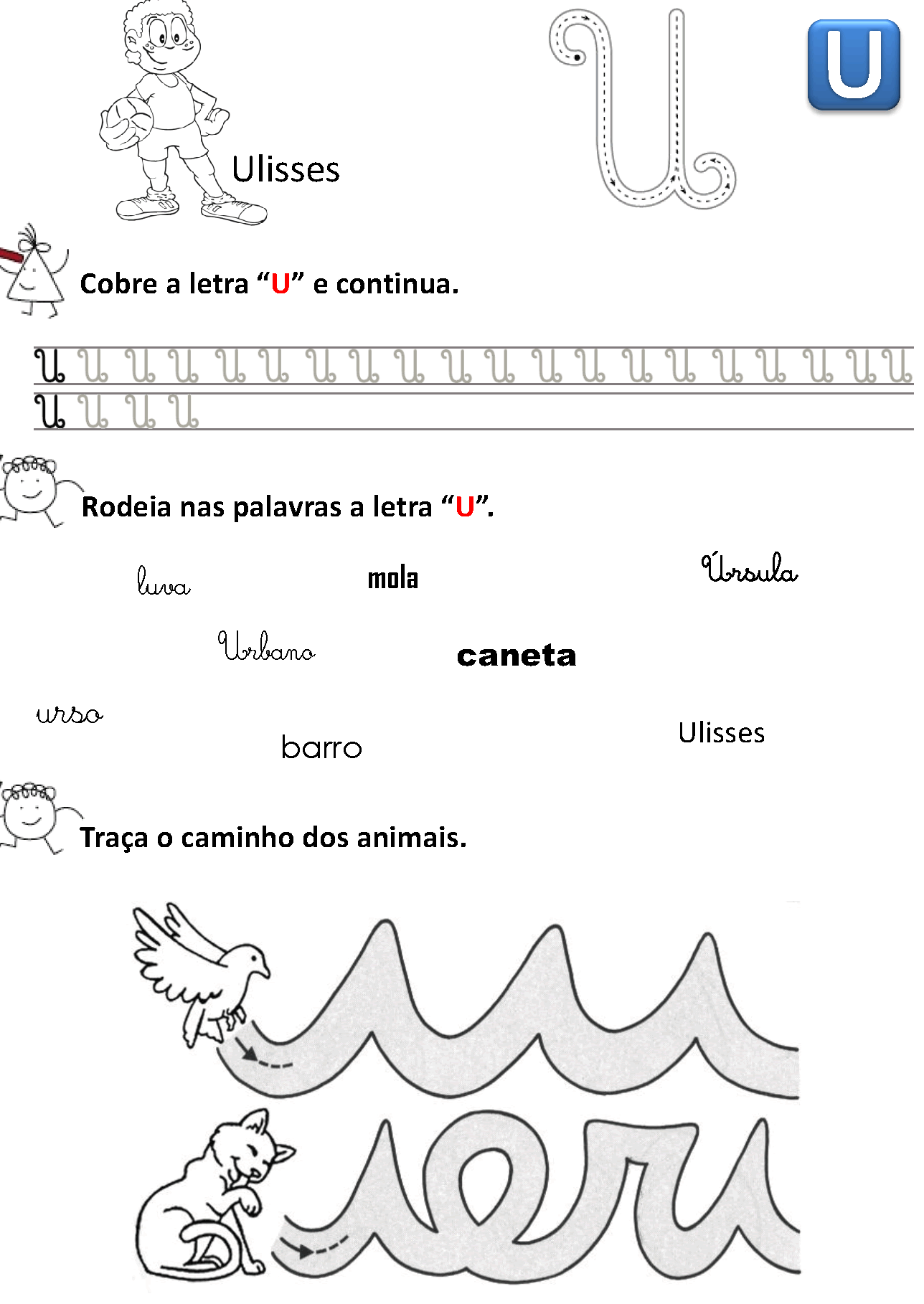 Vogais U u | milrecursos