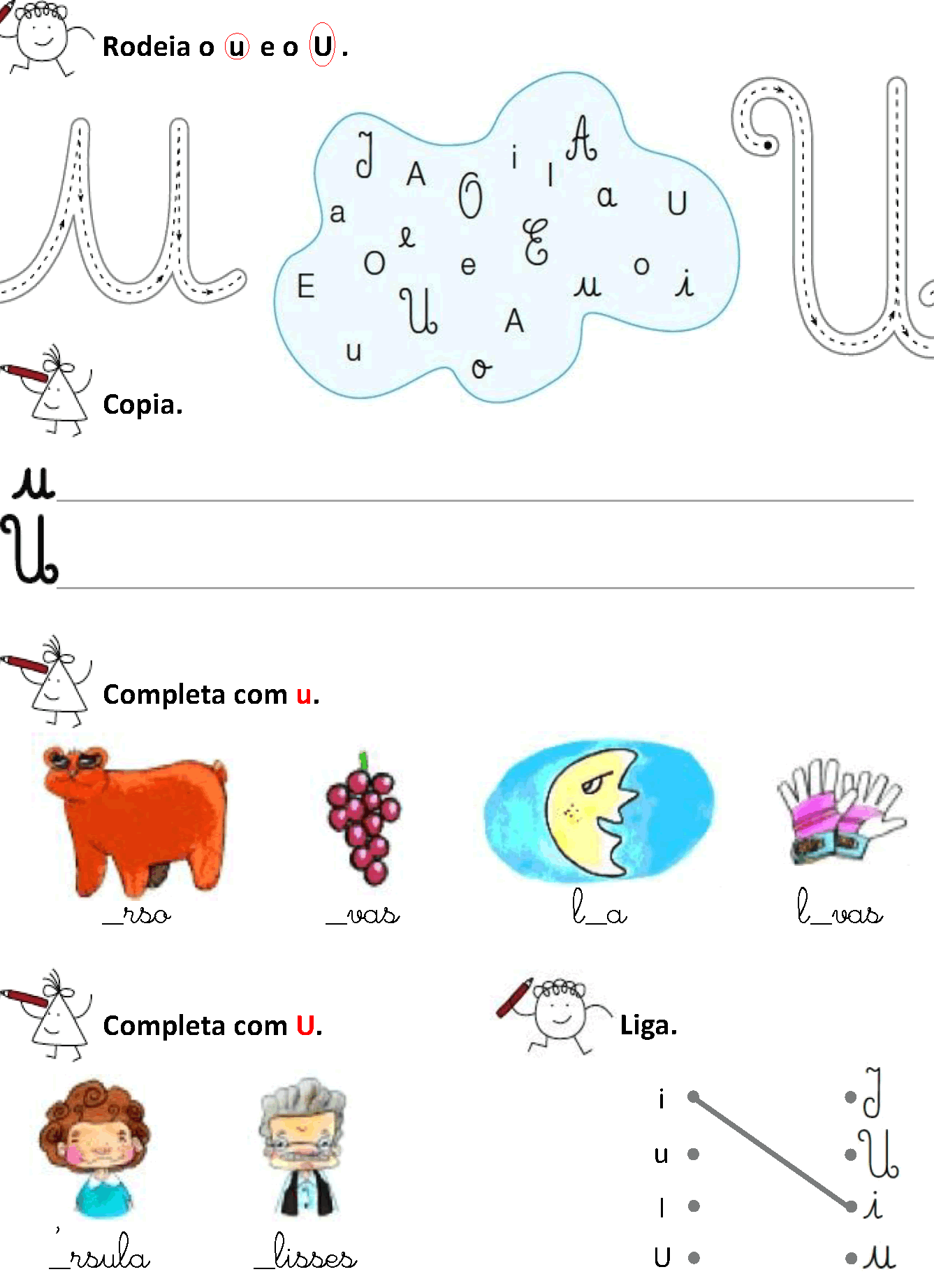 Vogais U u | milrecursos