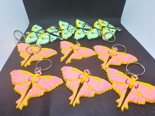 Luna moth keychain | Maritime Chef