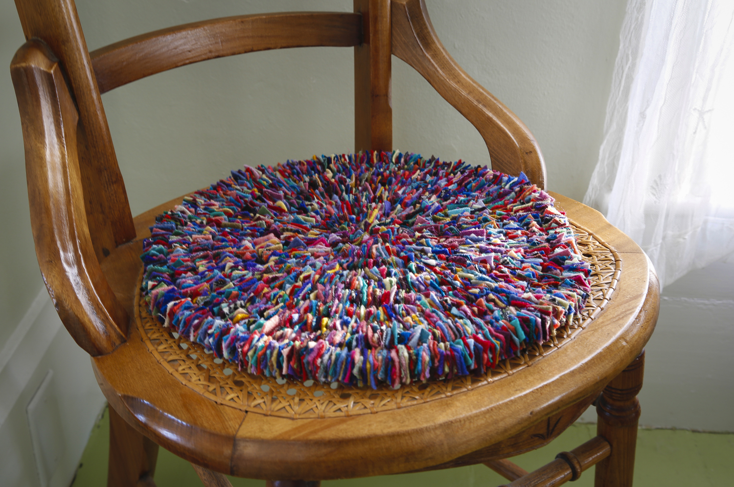 standing wool rugs, confetti rugs, shirred rugs