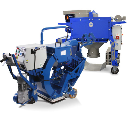 Blastrac 1-15DSG 15" Shot Blaster (3 Phase Electric) w/ Dust Collector ...