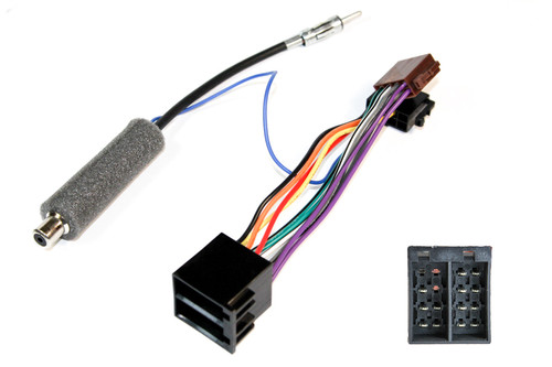 (20-136A) VW group cars Radio ISO lead (with 12V antenna adapter ...