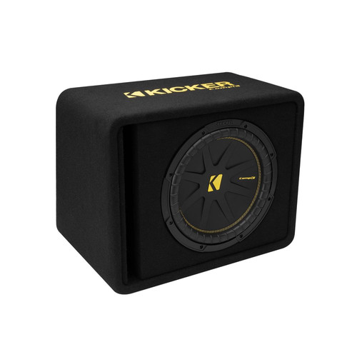 KICKER COMPC 12" VENTED LOADED ENCLOSURE - 4 OHM | AUDIO BOFFINS