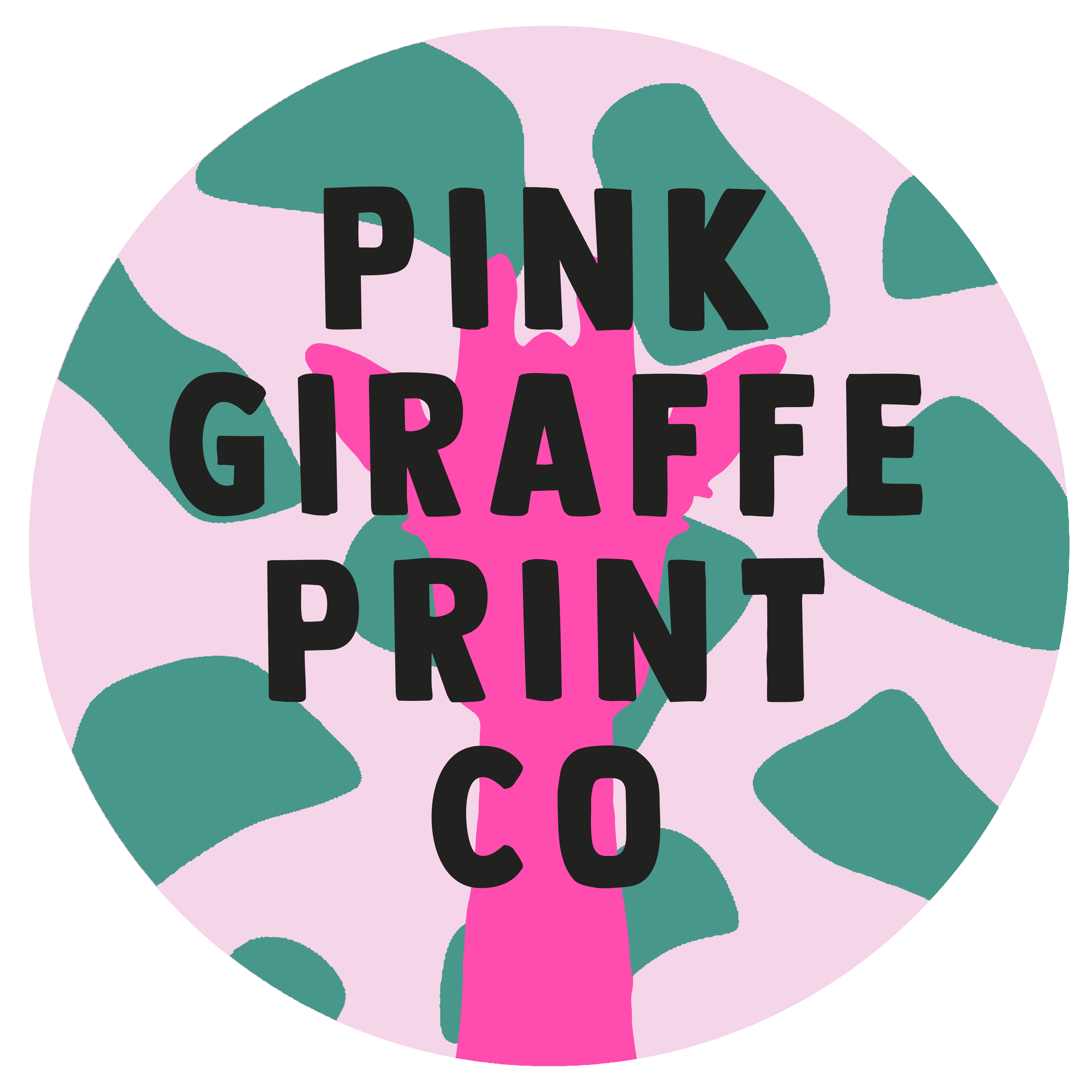Pink Giraffe Pattern