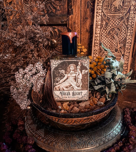 Völva Sight | Divination Ritual Oil | Mirall Bruja