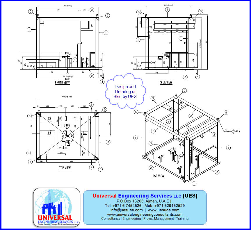Design and Detailing of Skid