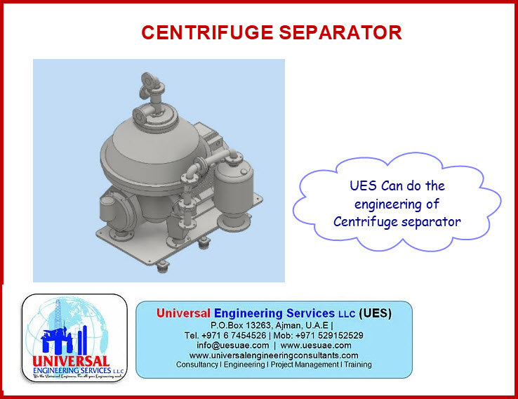 CENTRIFUGE SEPARATOR