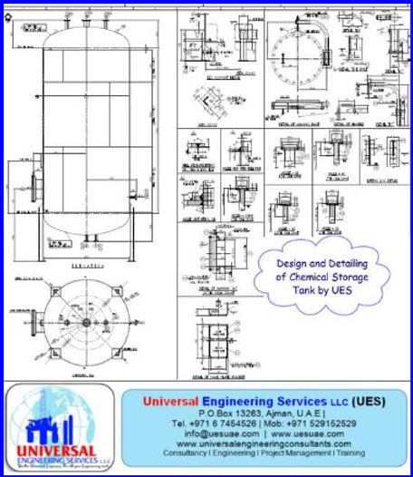 Design and Detailing of Chemical Storage Tank