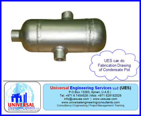 Fabrication Drawing of Condensate Pot
