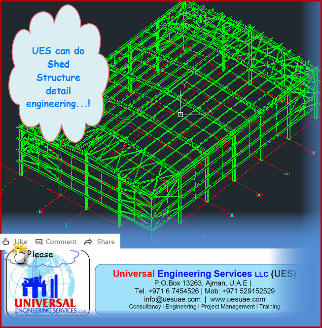 Detail Engineering of Shed Structure