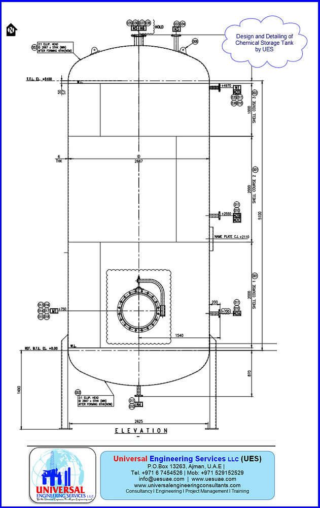 Design and Detailing of Chemical Storage Tank