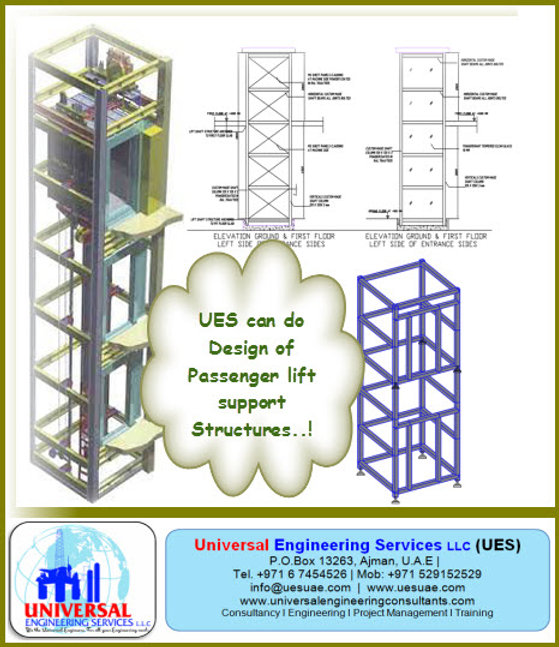 Design Engineering of Passenger Lift Support Structures