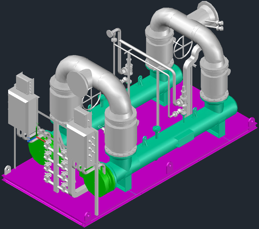 Feul Gas Heater Skid Package | Design of Skid Packages