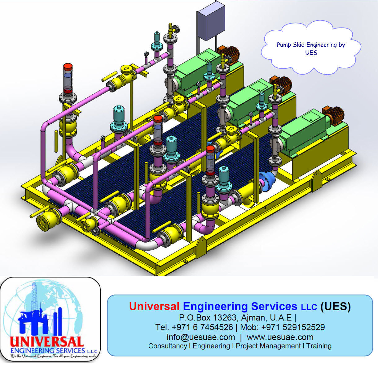Pump Skid Engineering of Silo | UES