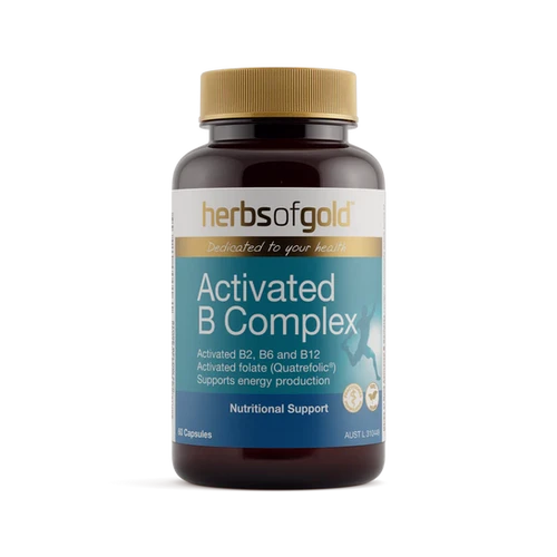 Herbs of Gold Activated B complex - 60 capsules | http://discoveringba