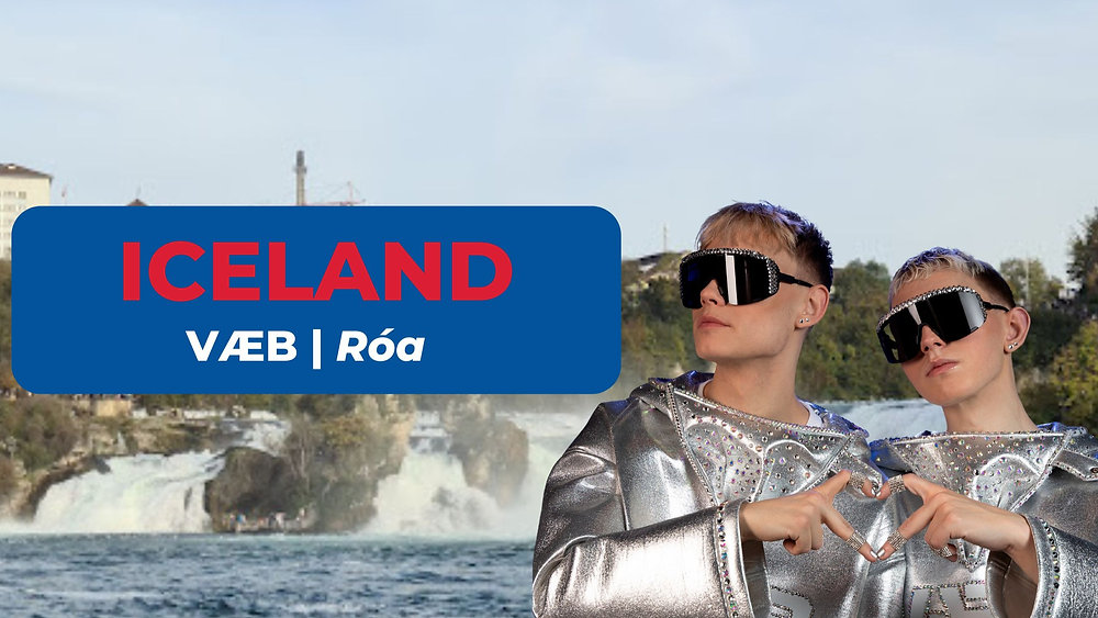 Eurovision 2025 Iceland profile: RÓA by VÆB