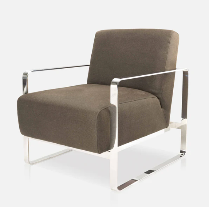 CUBE ARMCHAIR STAINLESS STEEL