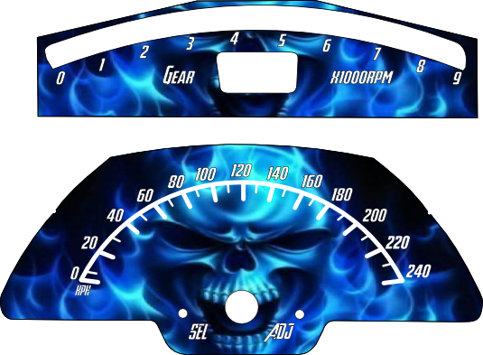 Custom Speedometer Faceplates and Lighting