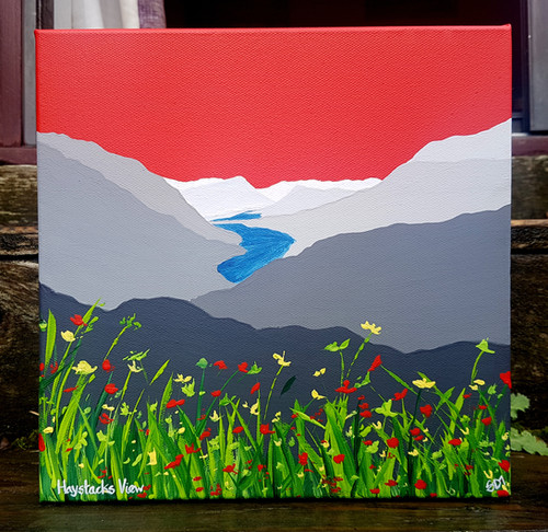 Haystacks View | sammartinart