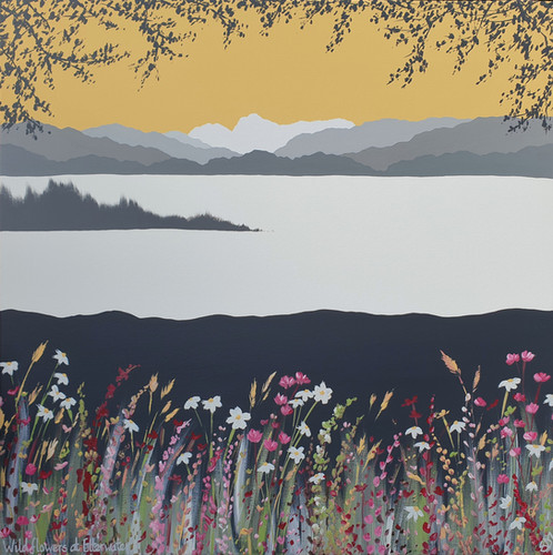 Print - Wild flowers at Elterwater | sammartinart