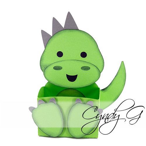 Dinosaur Belly Box | Cyndy G SVG