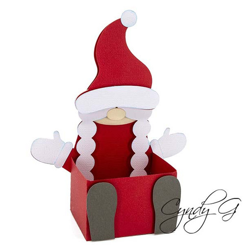 Gnome Girl Belly Box SVG | Cyndy G SVG