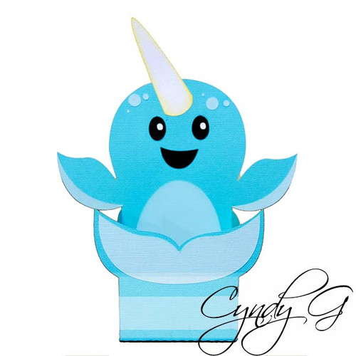 Narwhal Belly Box SVG | Cyndy G SVG