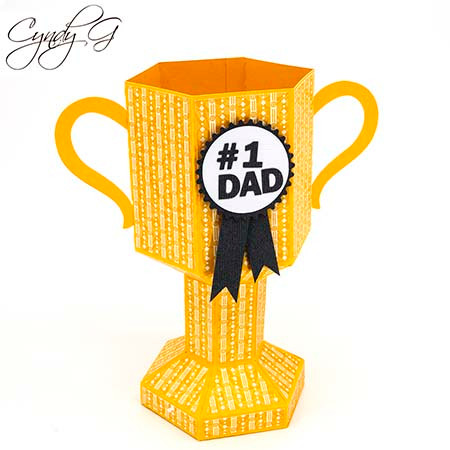 #1 Dad Trophy Box SVG | Cyndy G SVG
