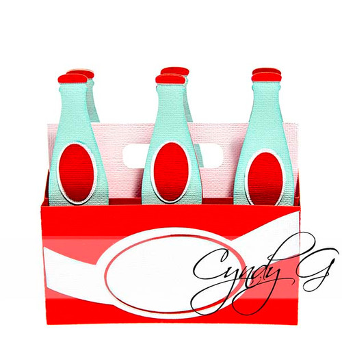 Six Pack Box Card SVG | Cyndy G SVG