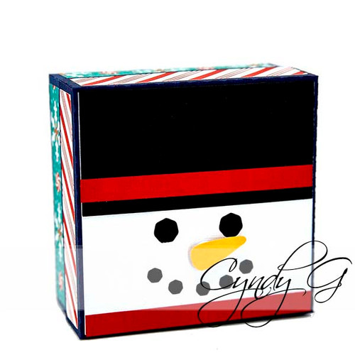 Snowman Gift Box SVG | Cyndy G SVG