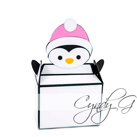 Penguin Gable Box SVG | Cyndy G SVG