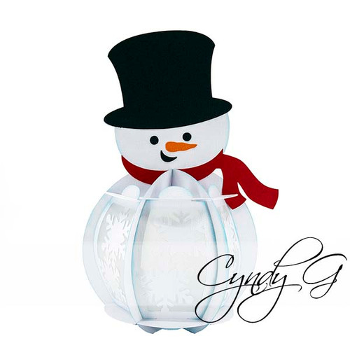 Snowman Lantern SVG | Cyndy G SVG