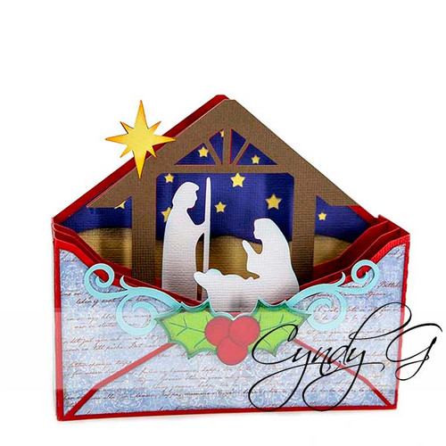 Nativity Envelope Box Card SVG | Cyndy G SVG
