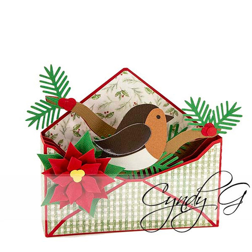Robin Envelope Box Card SVG | Cyndy G SVG