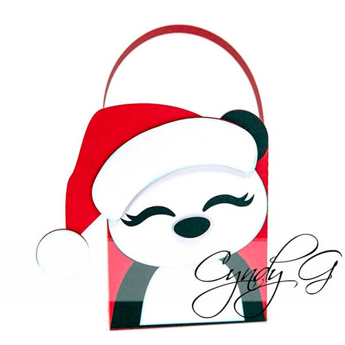 Santa Panda Gift Bag SVG | Cyndy G SVG