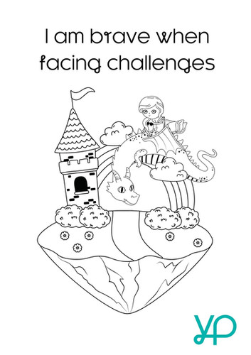 Printable Mindful Positive Affirmation Coloring Sheets for Children ...