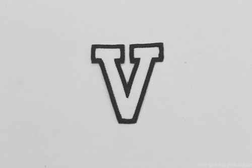 'V' Lettering (Iron on Patch) | godabangladesh