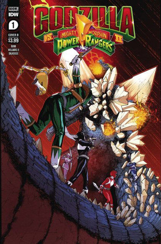 Godzilla Vs Mighty Morphin Power Rangers II #1B | Attix Comics
