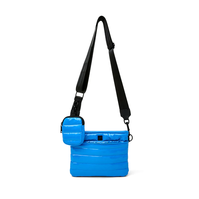 DOWNTOWN CROSSBODY -HAMPTON BLUE PATENT | Swag Surplus