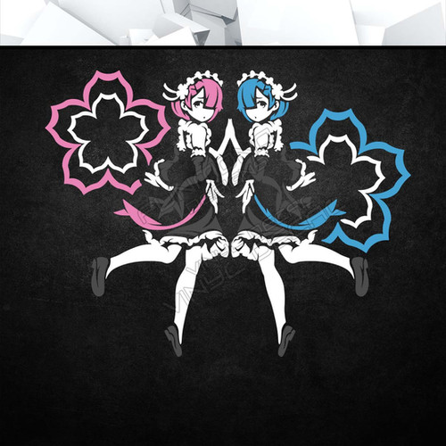 RZR - Ram & Rem Vinyl Decal | Funmono Designs