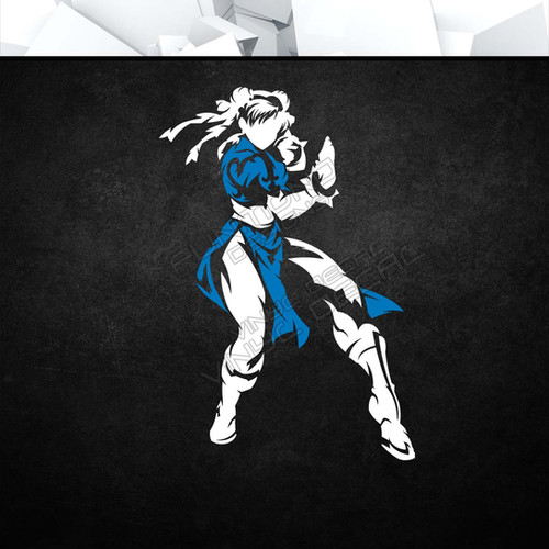 SFT - Chun-Li Vinyl Decal | Funmono Designs