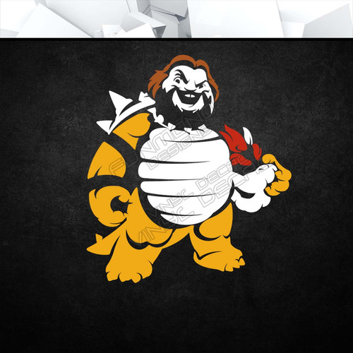 SMB - Bowser Movie Vinyl Decal | Funmono Designs