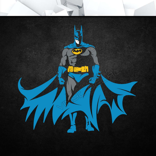 DCC - Bat Super Hero Vinyl Decal | Funmono Designs