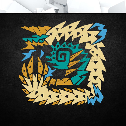 MSH - Zinogre Icon Vinyl Decal | Funmono Designs