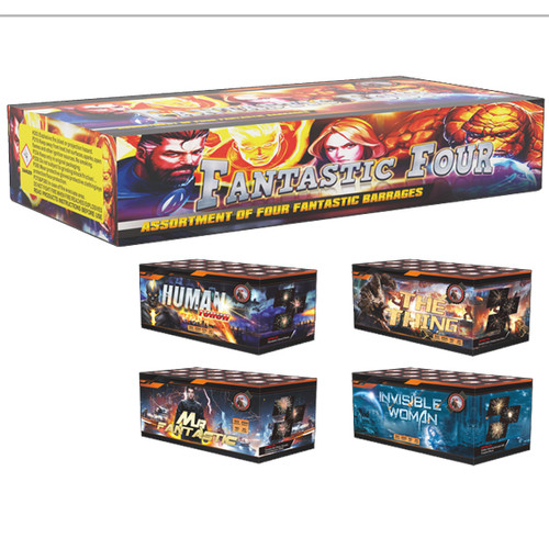 Fantastic Four Barrage Box | Discount Fireworks